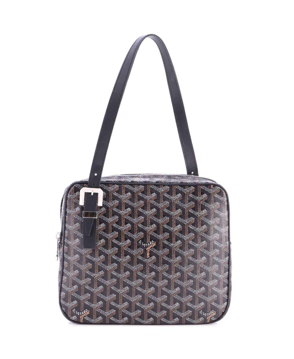 Click here for Pre-Owned Goyard Mm Yona Bag Coated Canvas - Black prices