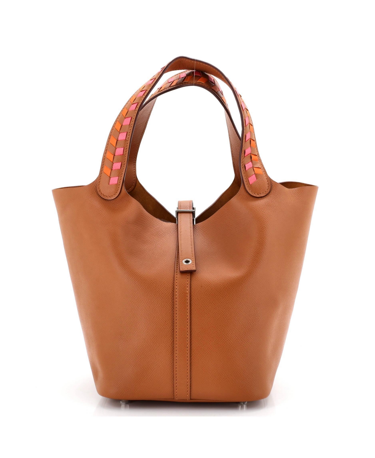 Click here for Pre-Owned HERMES Mm Picotin Lock Bag Tressage Epso... prices