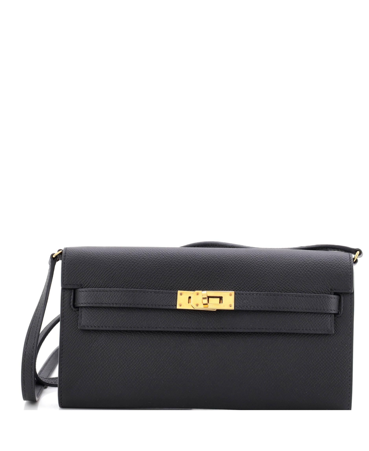 Click here for Pre-Owned HERMES Kelly To Go Wallet Epsom - Black prices