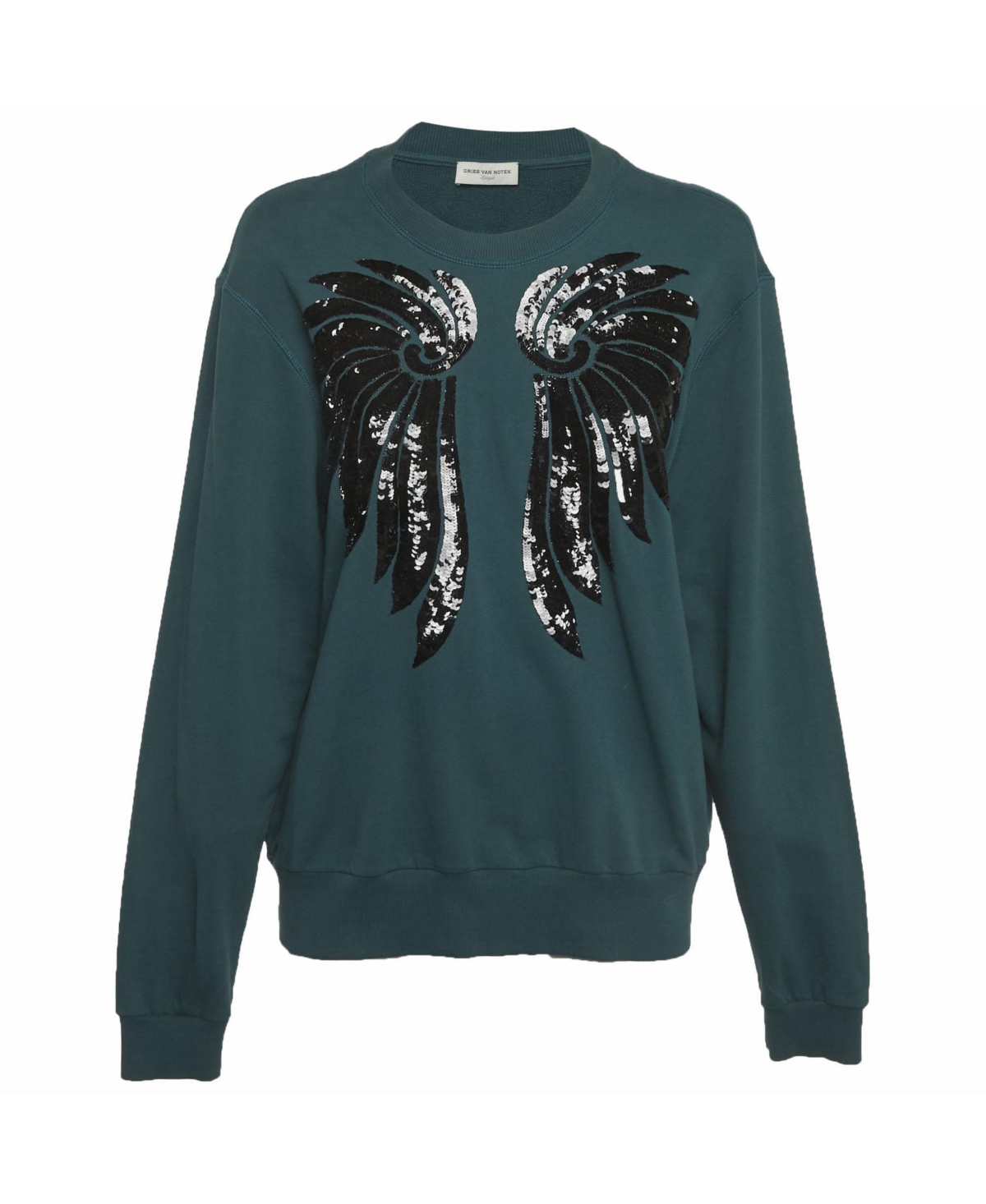 Click here for Pre-Owned Dries Van Noten Womens Jersey Embroidere... prices