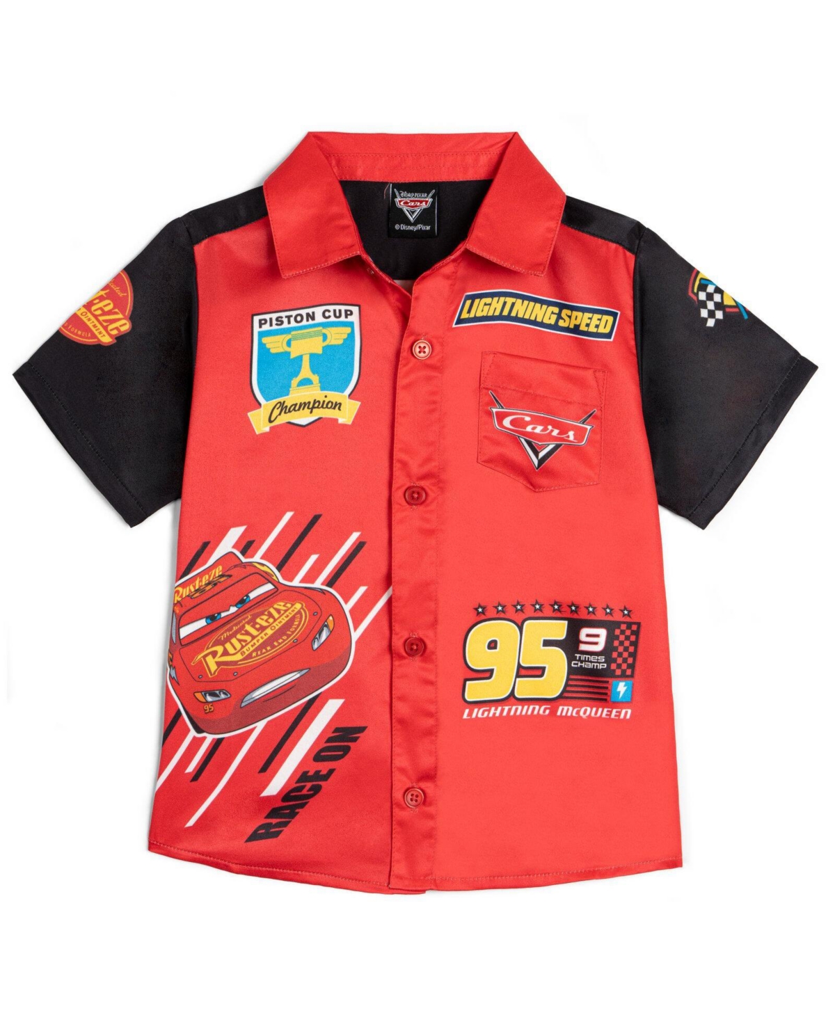 Click here for Cars Toddler Boys (2T-5T) Short Sleeve Button-Down... prices
