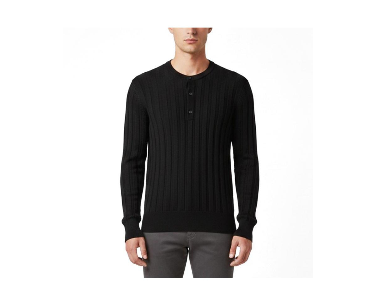 Click here for Pre-Owned Tom Ford Mens Rib Knit Henley Sweater prices