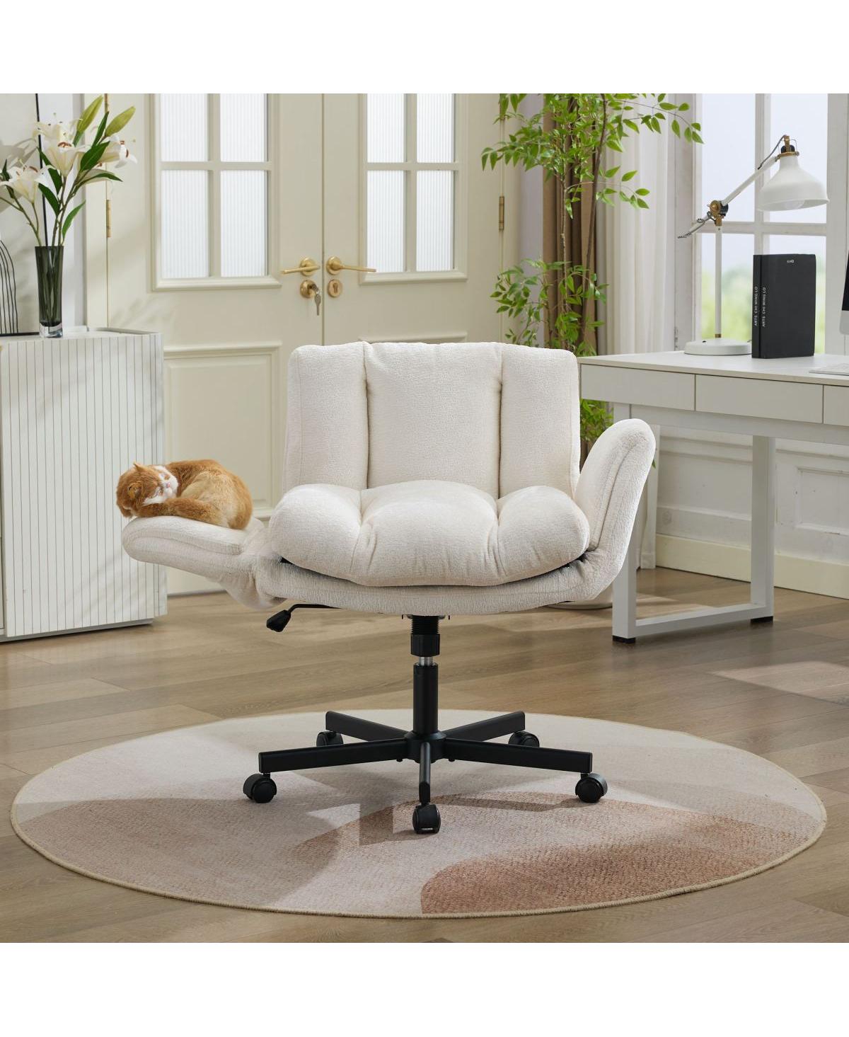 Click here for Streamdale Furniture Modern Chenille Swivel Office... prices