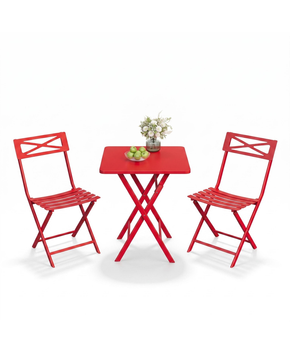 Click here for gaomon 3-Piece Patio Bistro Set - Iron Metal Table... prices