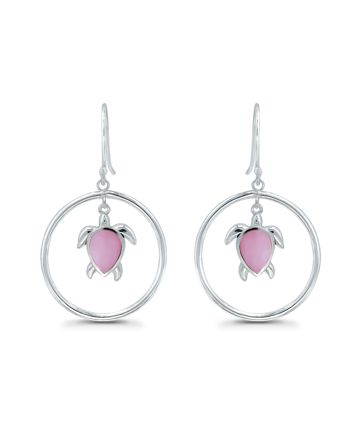 Click here for Macys Pink Shell Inlay Fine Silver-Plated Turtle i... prices