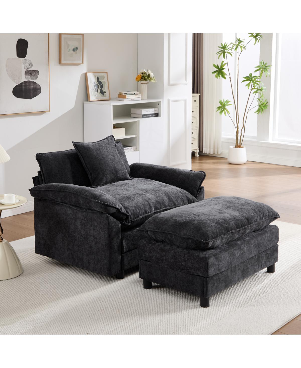 Click here for Streamdale Furniture Modern Chenille Accent Chair... prices