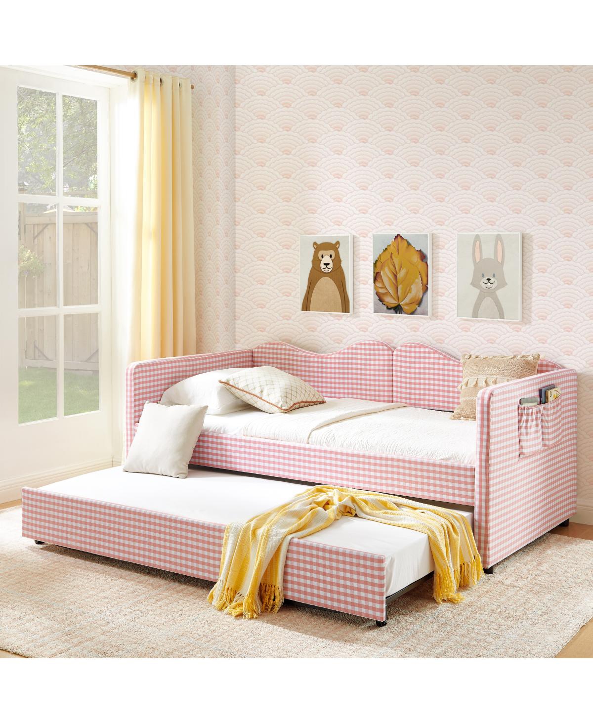 Click here for Streamdale Furniture Gingham Upholstered Twin Dayb... prices