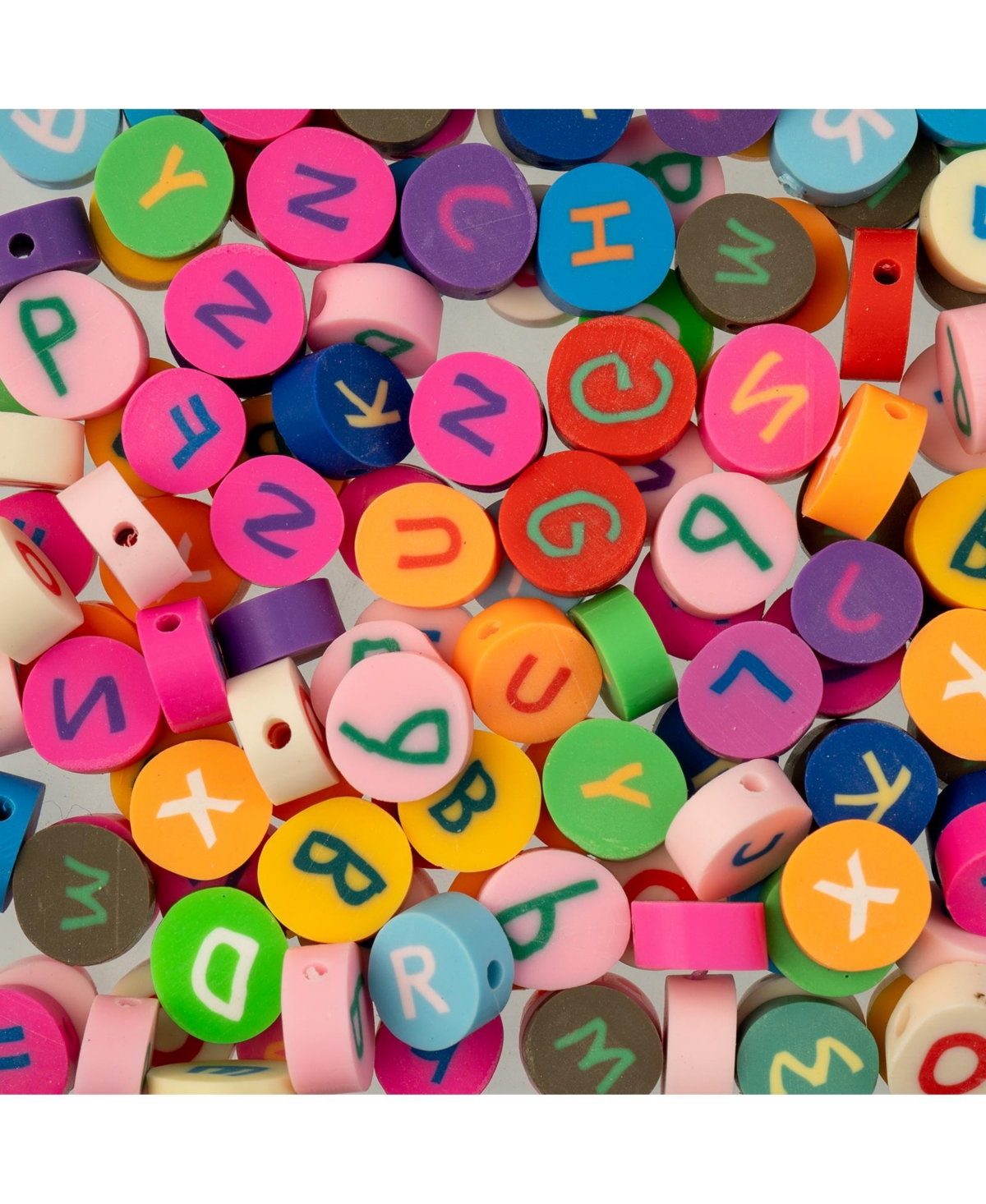 Click here for John Bead 120ct. 1mm Alphabet Polymer Clay Beads -... prices