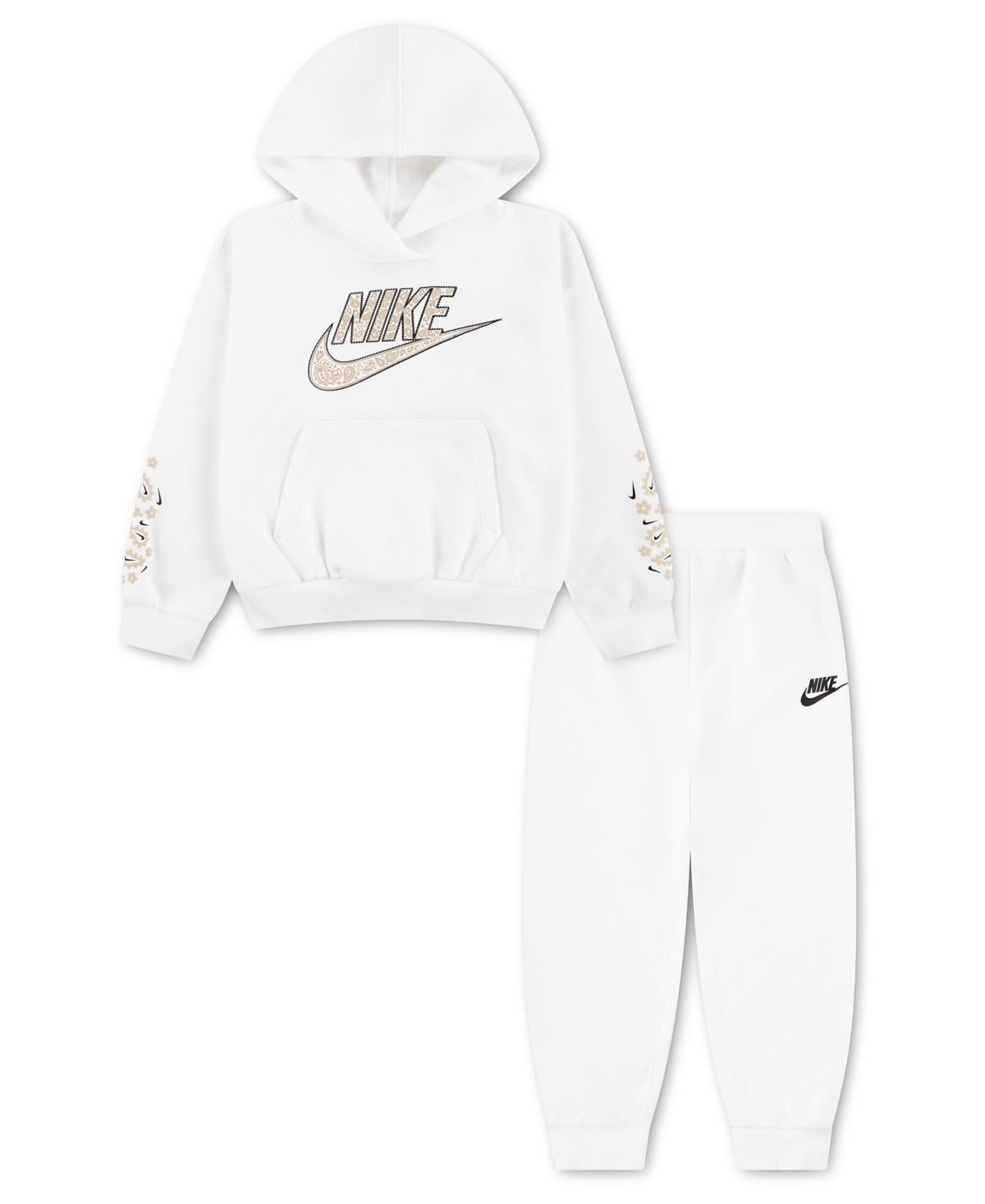 Click here for Nike Girls 4-6X Retro Remix Hoodie and Joggers  2-... prices