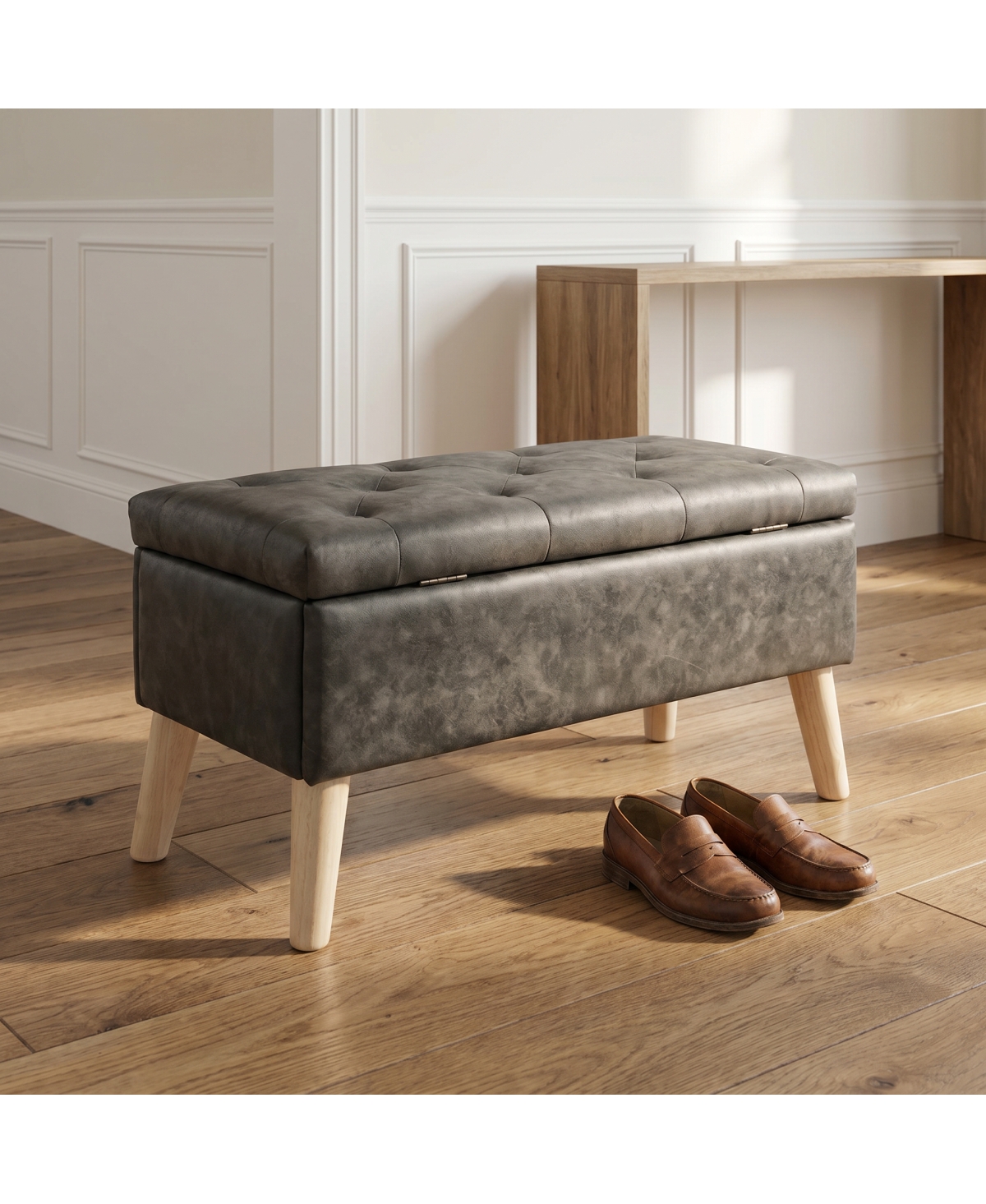 Click here for Streamdale Furniture 32 Wide Upholstered Storage O... prices