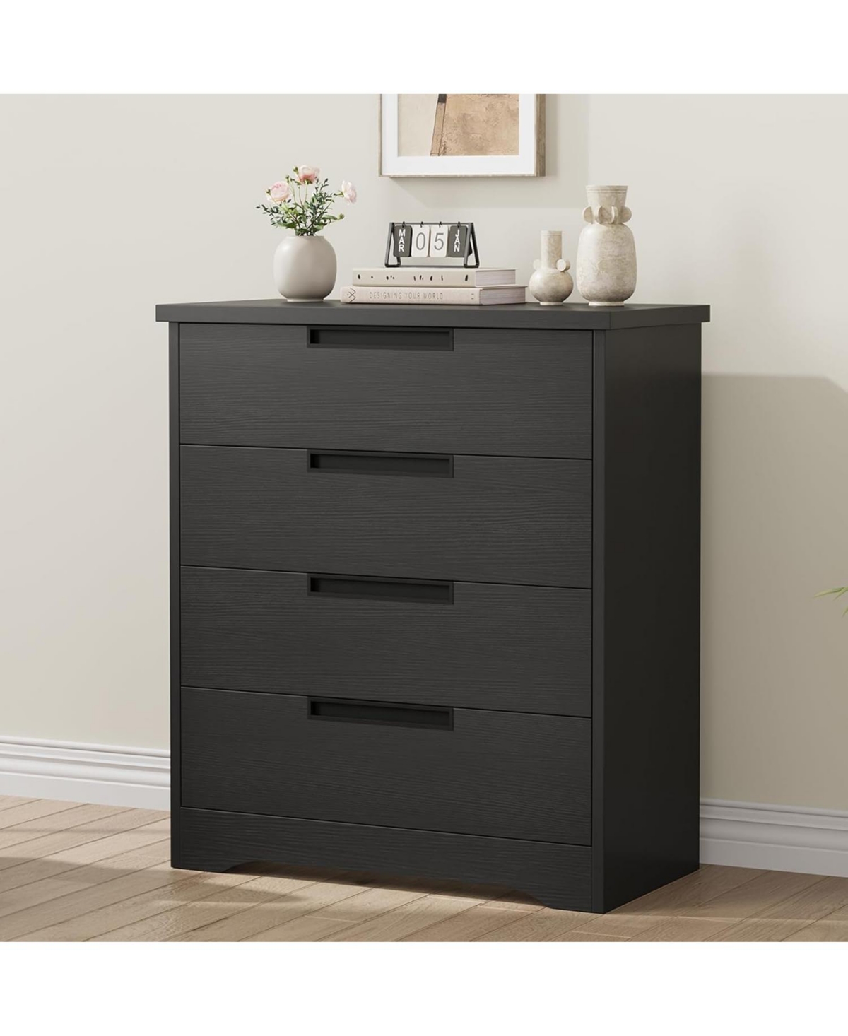 Click here for homfan 4-Drawer Dresser â Chest of Drawers with... prices