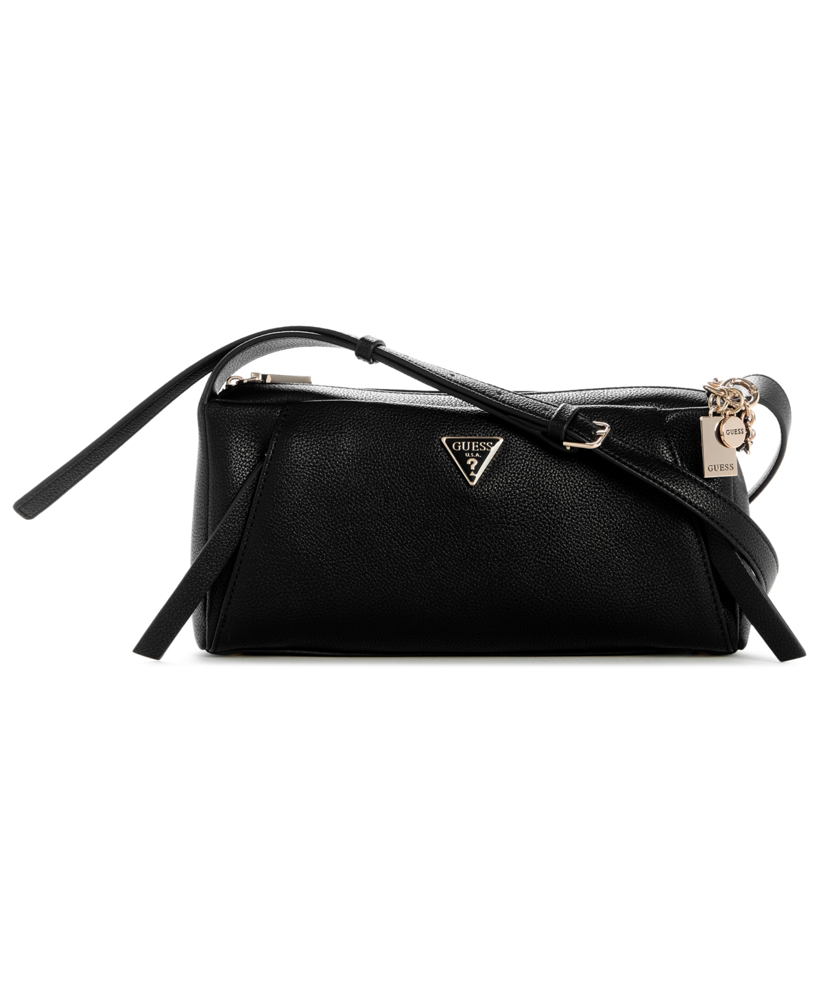 Click here for Guess Devon Small Crossbody Handbag - Black prices