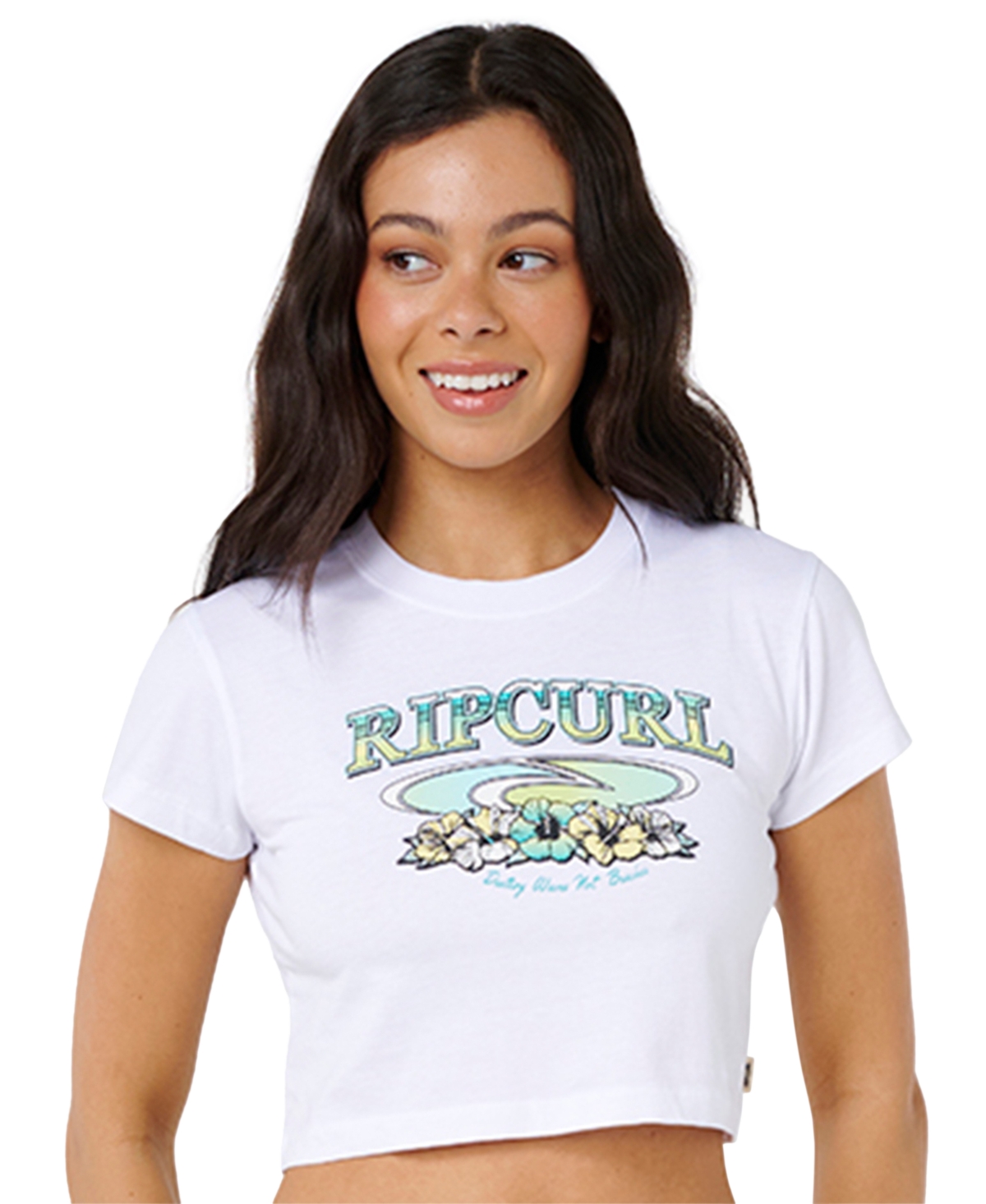 Click here for Rip Curl Womens Catalina Island Crewneck Baby T-Sh... prices