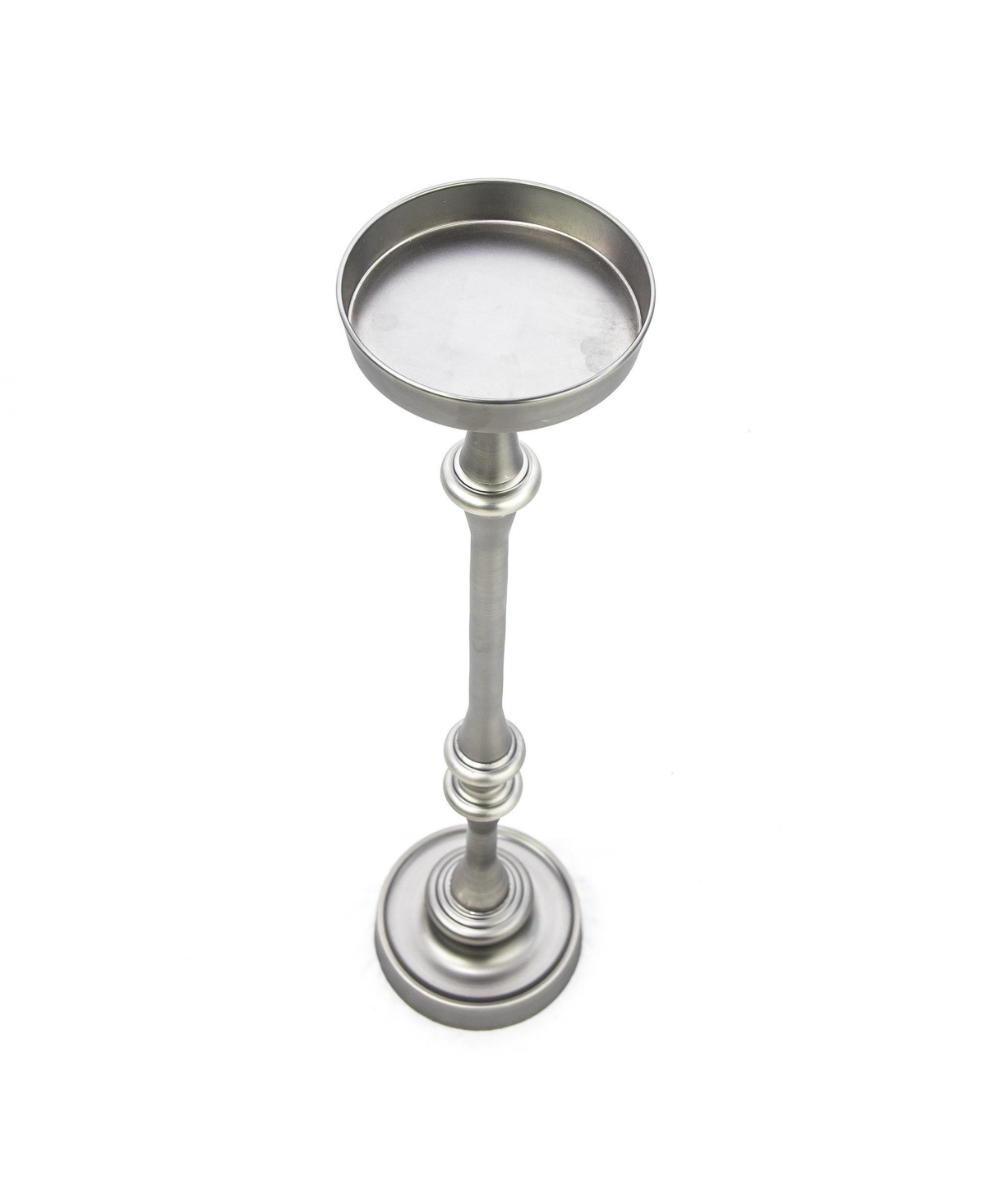 Click here for HomeRoots Brushed Silver Finish Drink Size Accent... prices