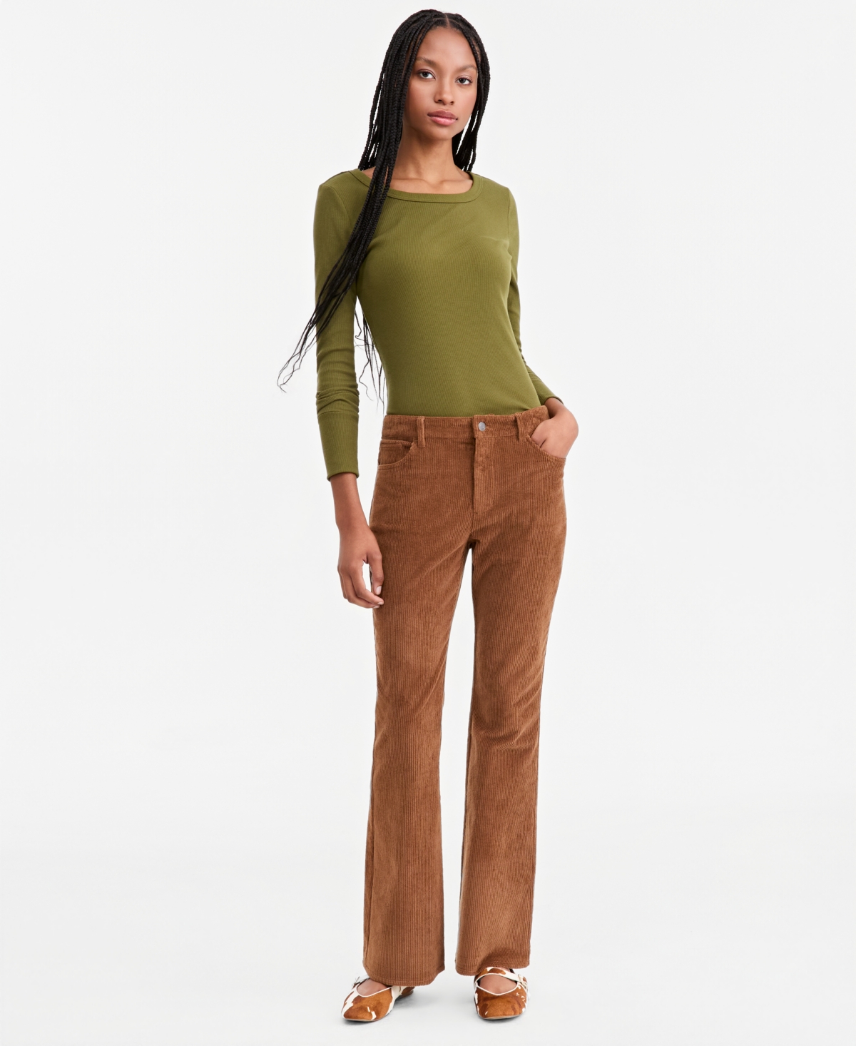 Click here for And Now This Womens Corduroy Flare Pants  Macys Ex... prices