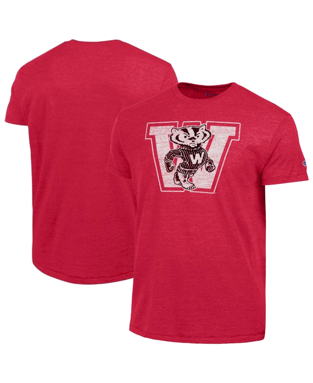 Click here for Champion Mens Red Wisconsin Badgers Triumph Tri-Bl... prices