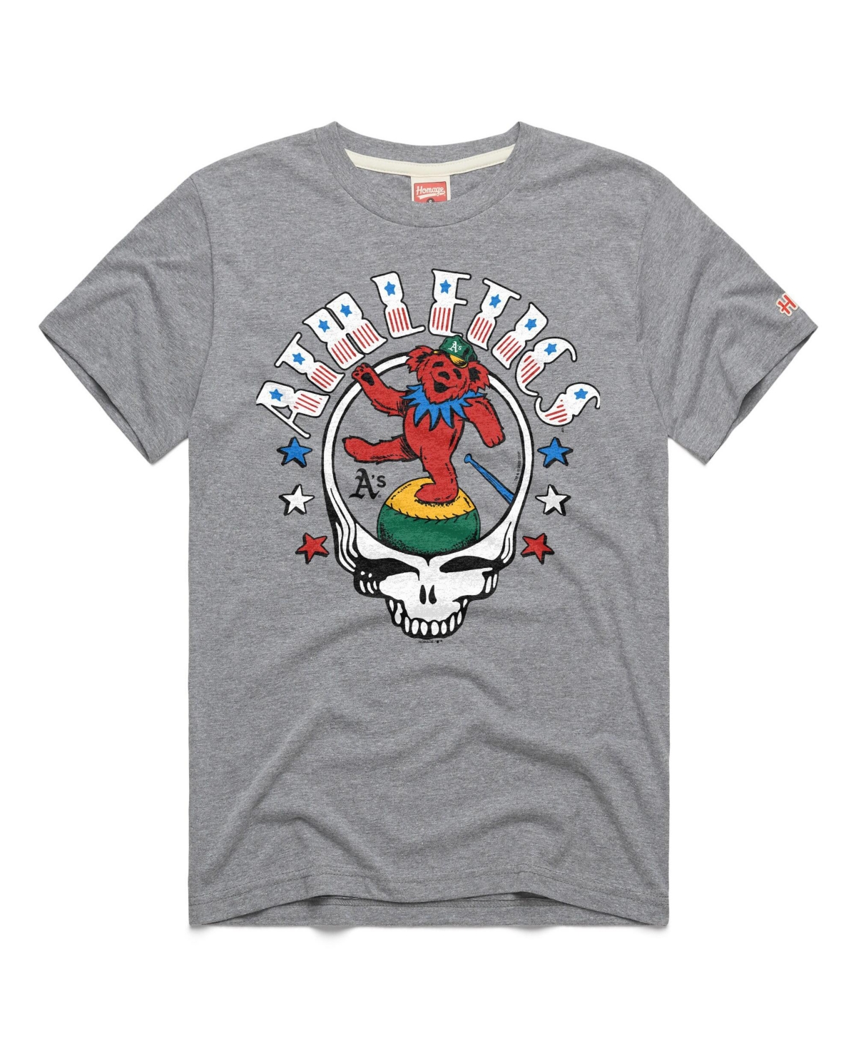 Click here for Homage Mens and Womens Gray Athletics Mlb x Gratef... prices