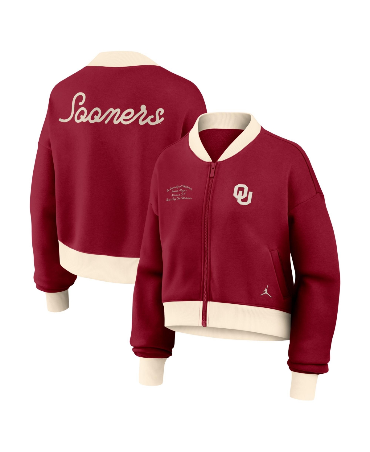 Click here for Nike Womens Crimson Oklahoma Sooners Oversized Aca... prices