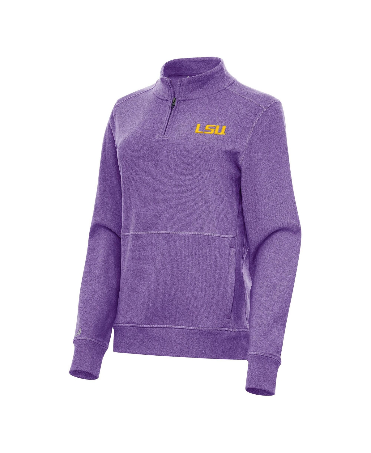 Click here for Antigua Womens Heather Purple Lsu Tigers Crush Qua... prices