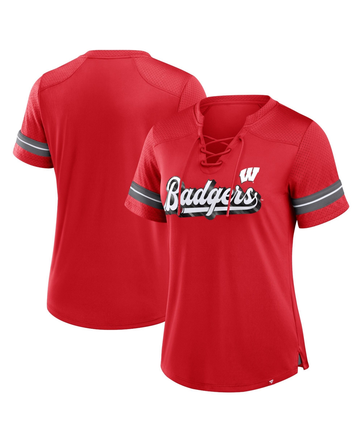 Click here for Fanatics Womens Red Wisconsin Badgers Fundamental... prices