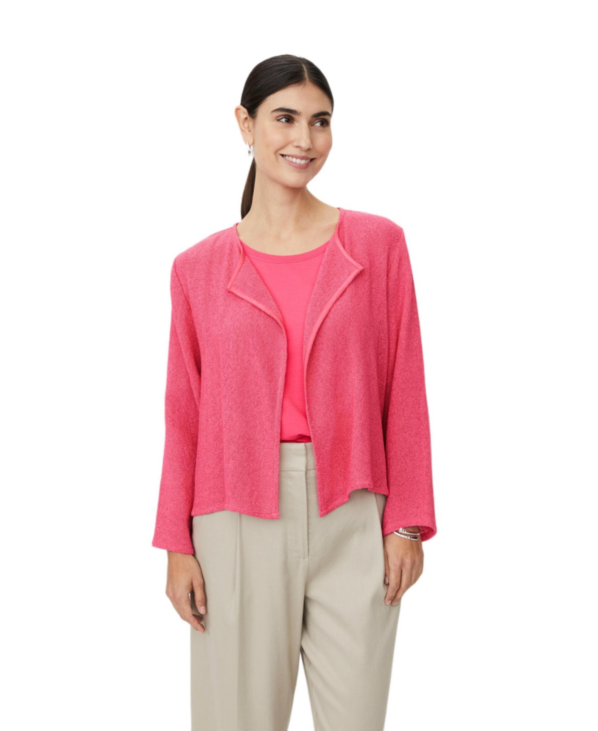 Click here for Masai Copenhagen Womens MaJulitta Open Front Boucl... prices