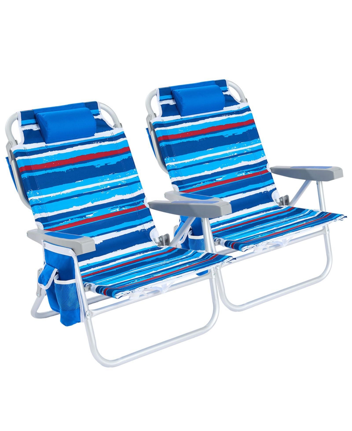 Click here for Aofar 2-pack Low Beach Chair Reclining Folding Coo... prices