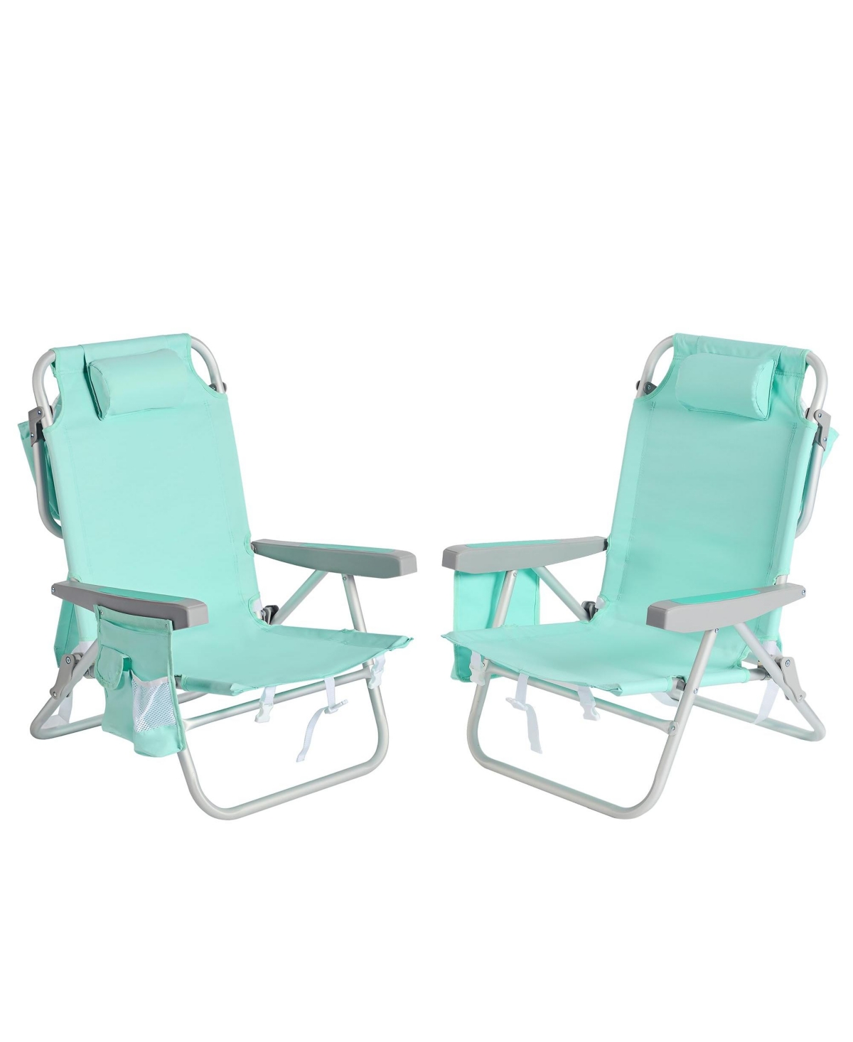 Click here for Aofar 2-pack Low Beach Chair Reclining Folding Coo... prices