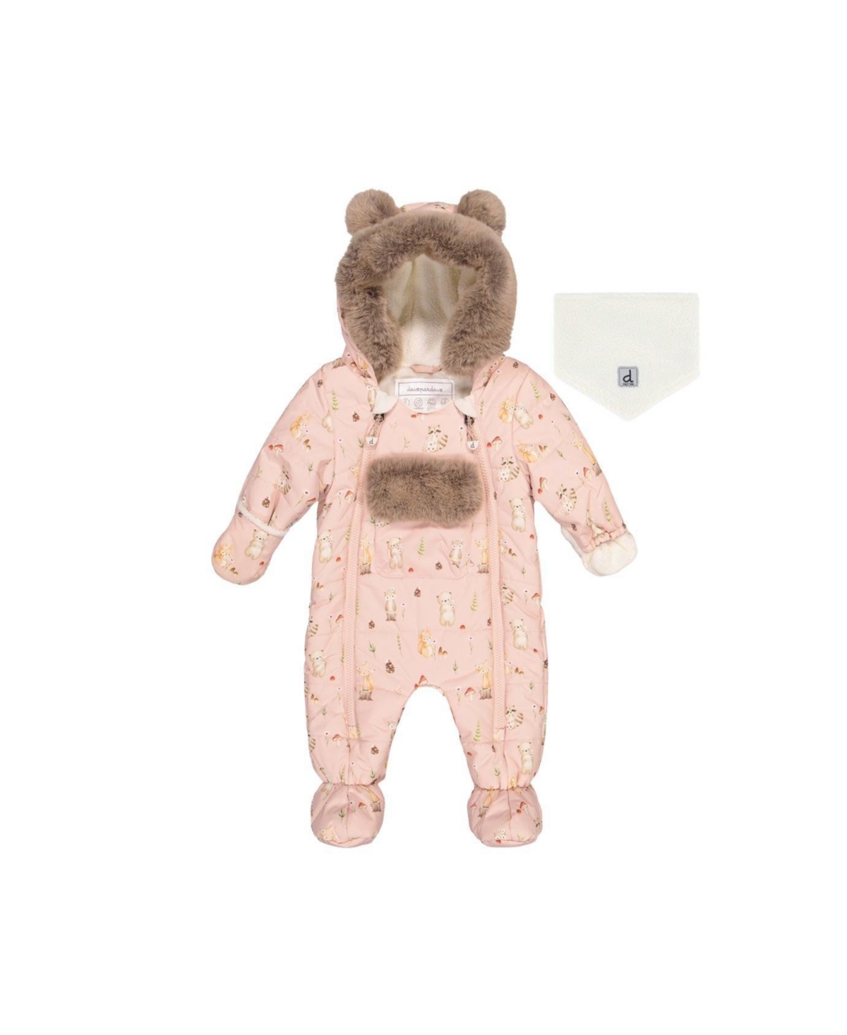 Click here for Deux par Deux Baby Girl (3m- 18m) One Piece Snowsu... prices