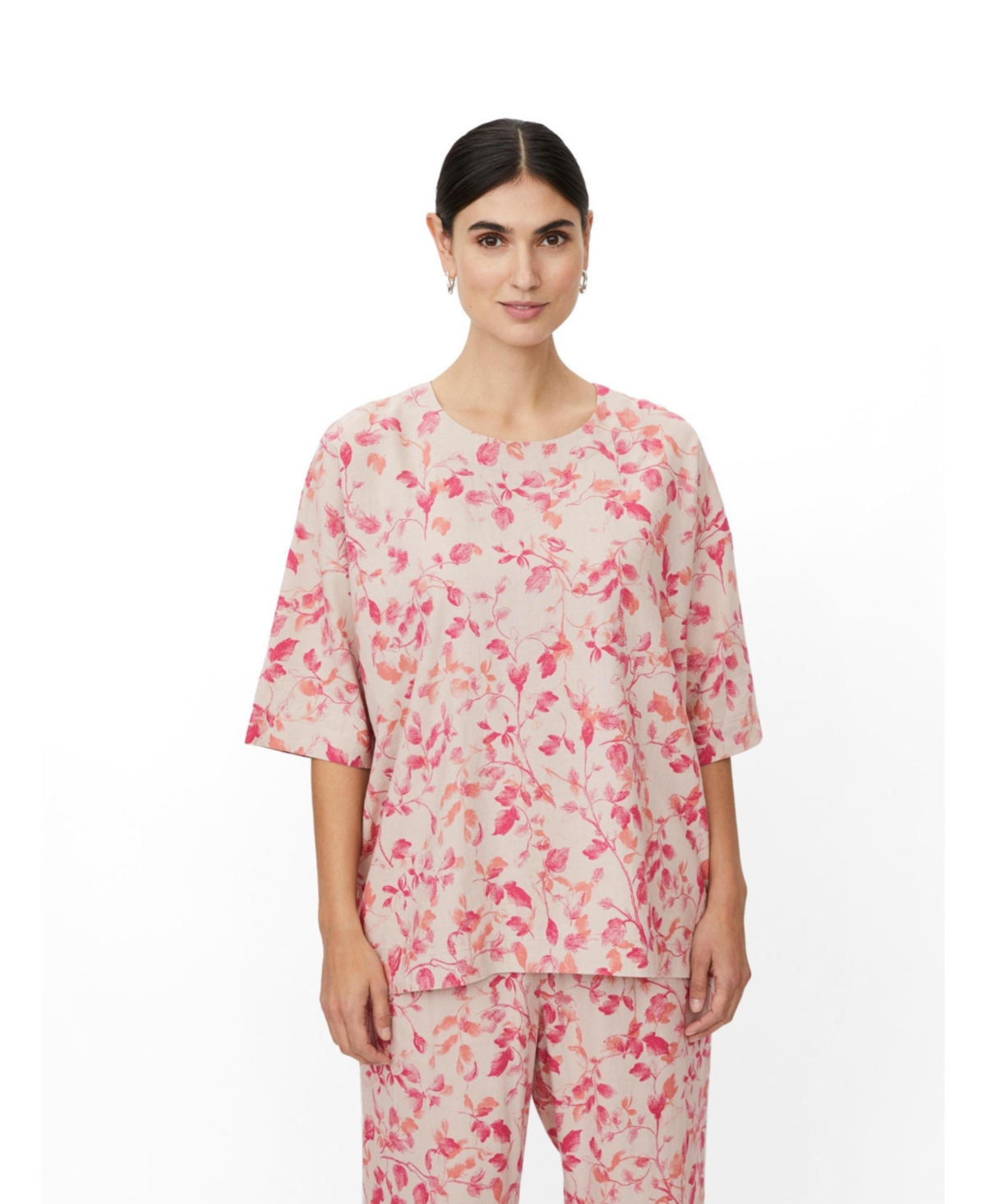 Click here for Masai Copenhagen Womens MaDegana Floral Print Top... prices
