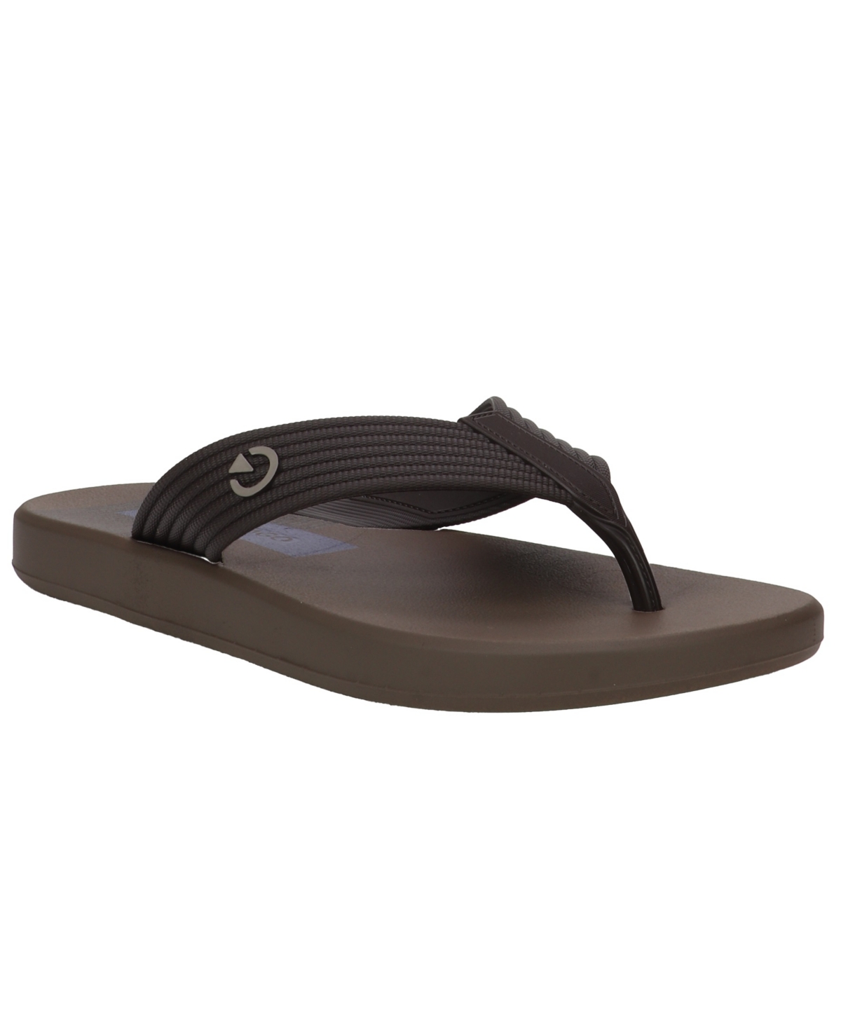 Click here for Cartago Mens Montreal Thong Sandals - Brown/Blue prices
