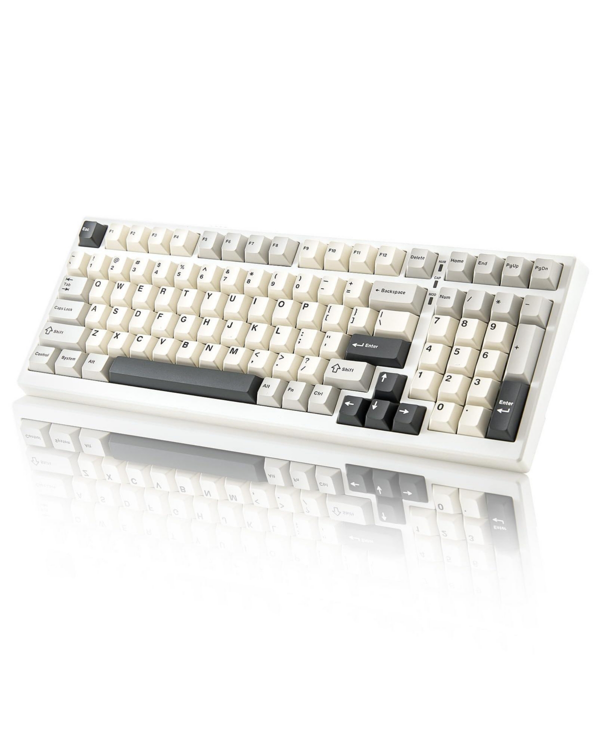 Click here for Lisen YZ98 Wireless Hot-Swappable Mechanical Keybo... prices