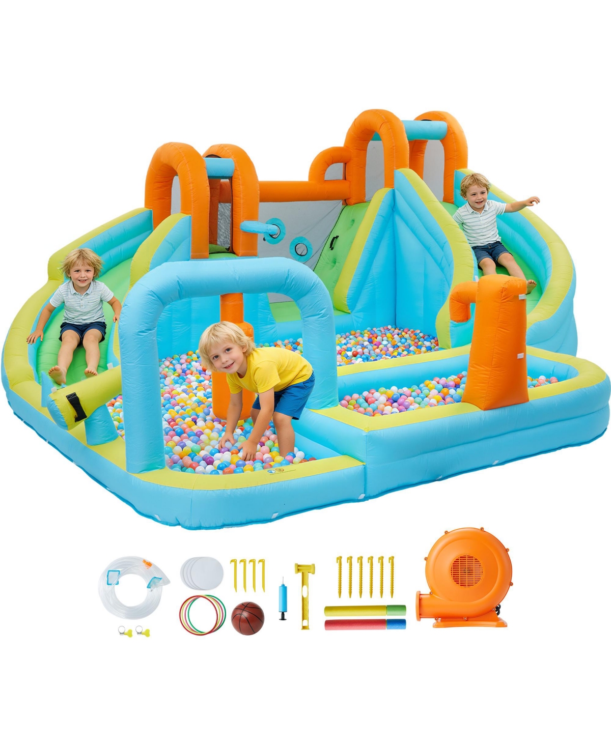 Click here for homfan 10-in-1 Oxford Cloth Inflatable Bounce Hous... prices