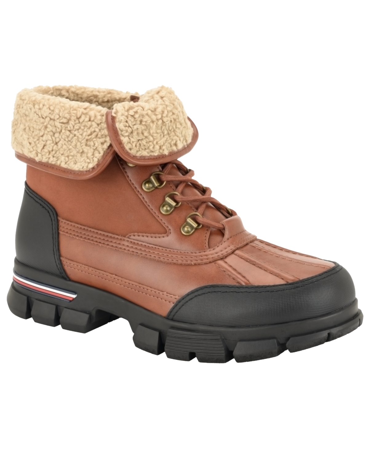 Click here for Tommy Hilfiger Mens Wimaldo Round-Toe Boots - Dark... prices