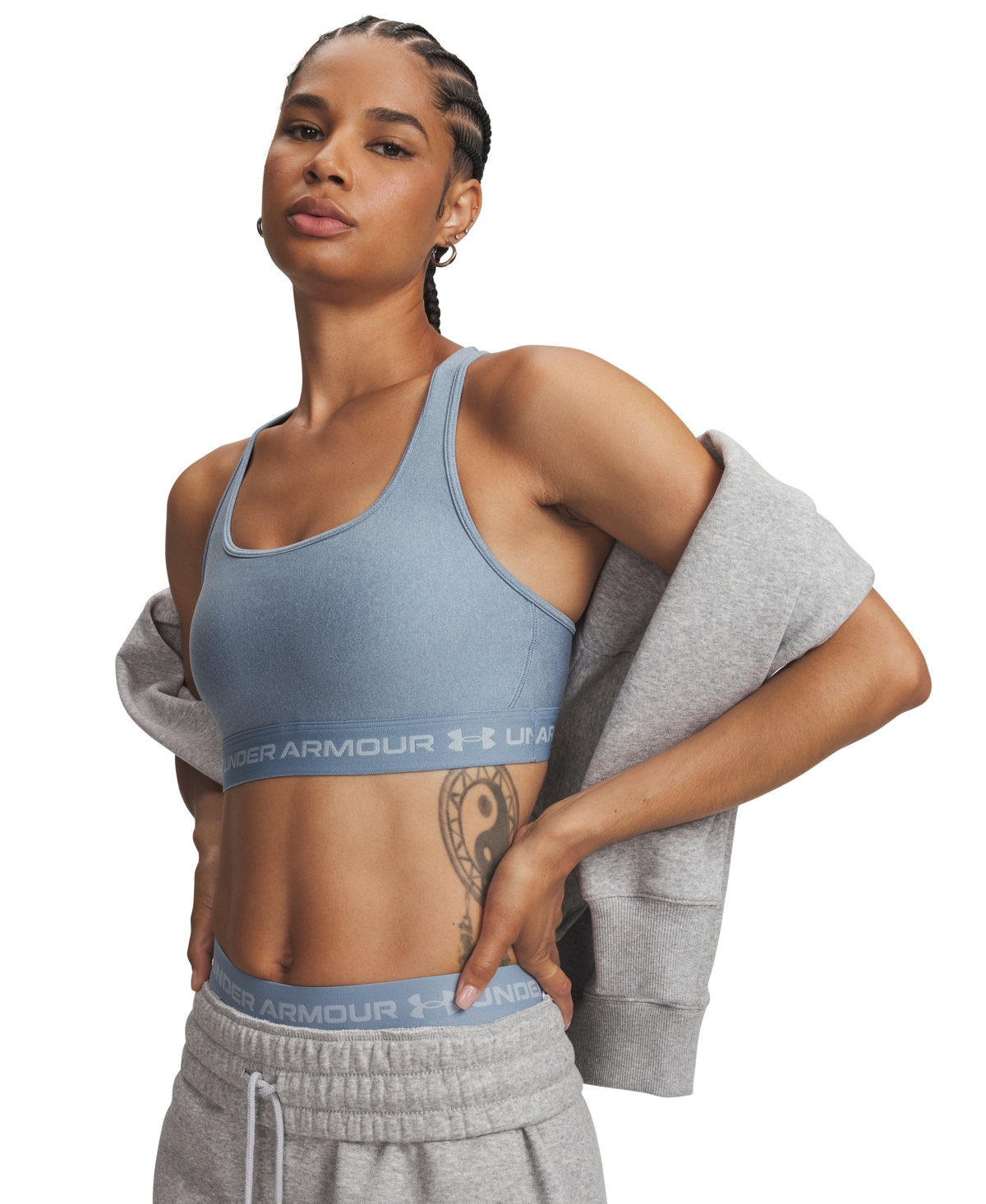 Click here for Under Armour Womens Medium Impact Sports Bra - Blu... prices