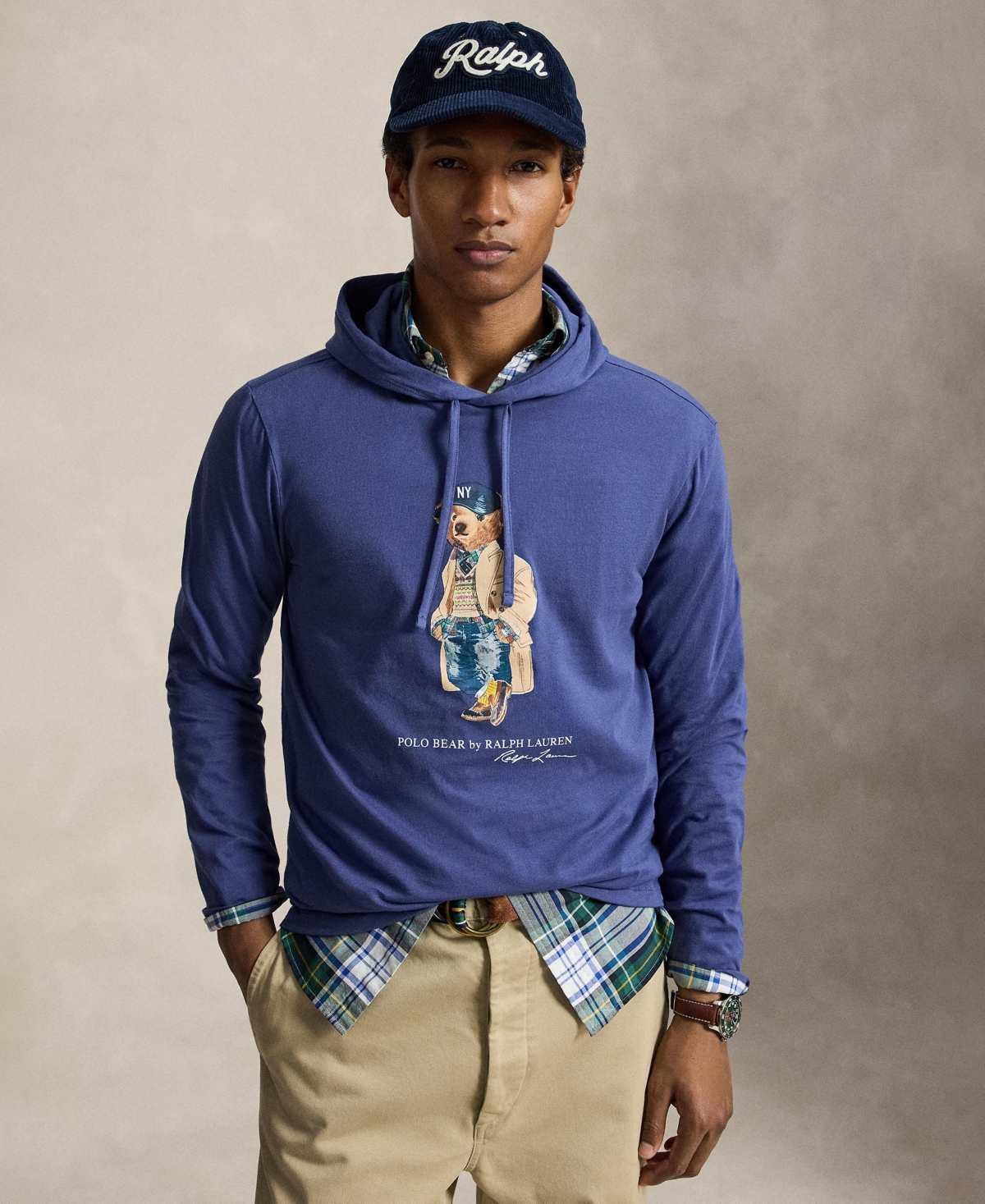 Click here for Polo Ralph Lauren Mens Polo Bear Jersey Hooded Swe... prices