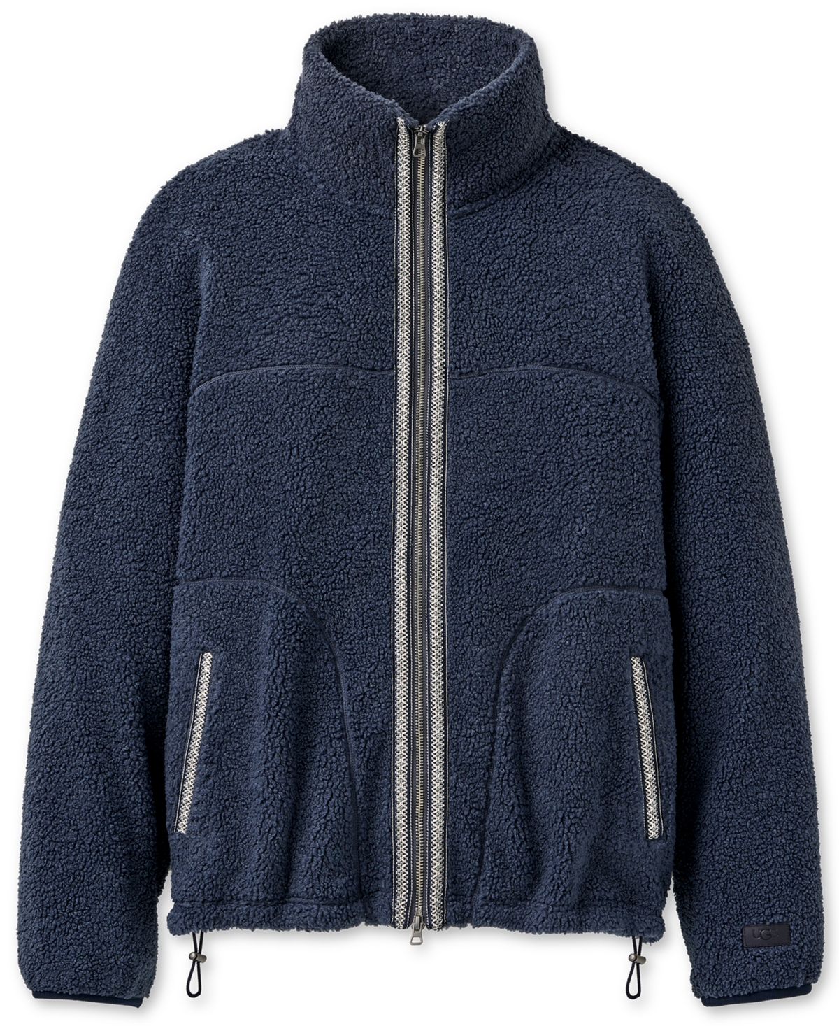 Click here for Ugg Mens UGGbraid Full-Zip Hooded Jacket - Eve Blu... prices