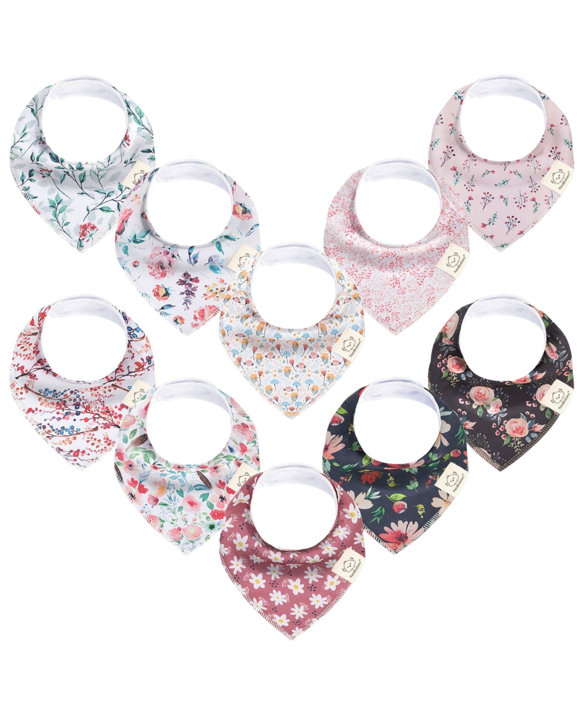 Click here for KeaBabies 10pk Baby Bandana Bibs  Cotton Baby Droo... prices