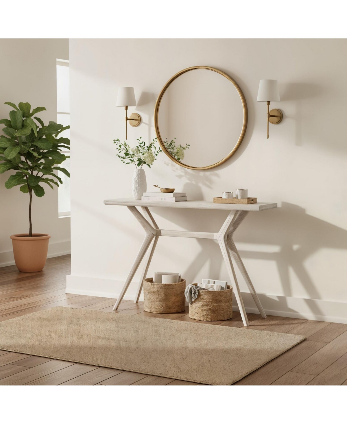 Click here for Sunset Living Furniture Cross Leg Console Table (4... prices