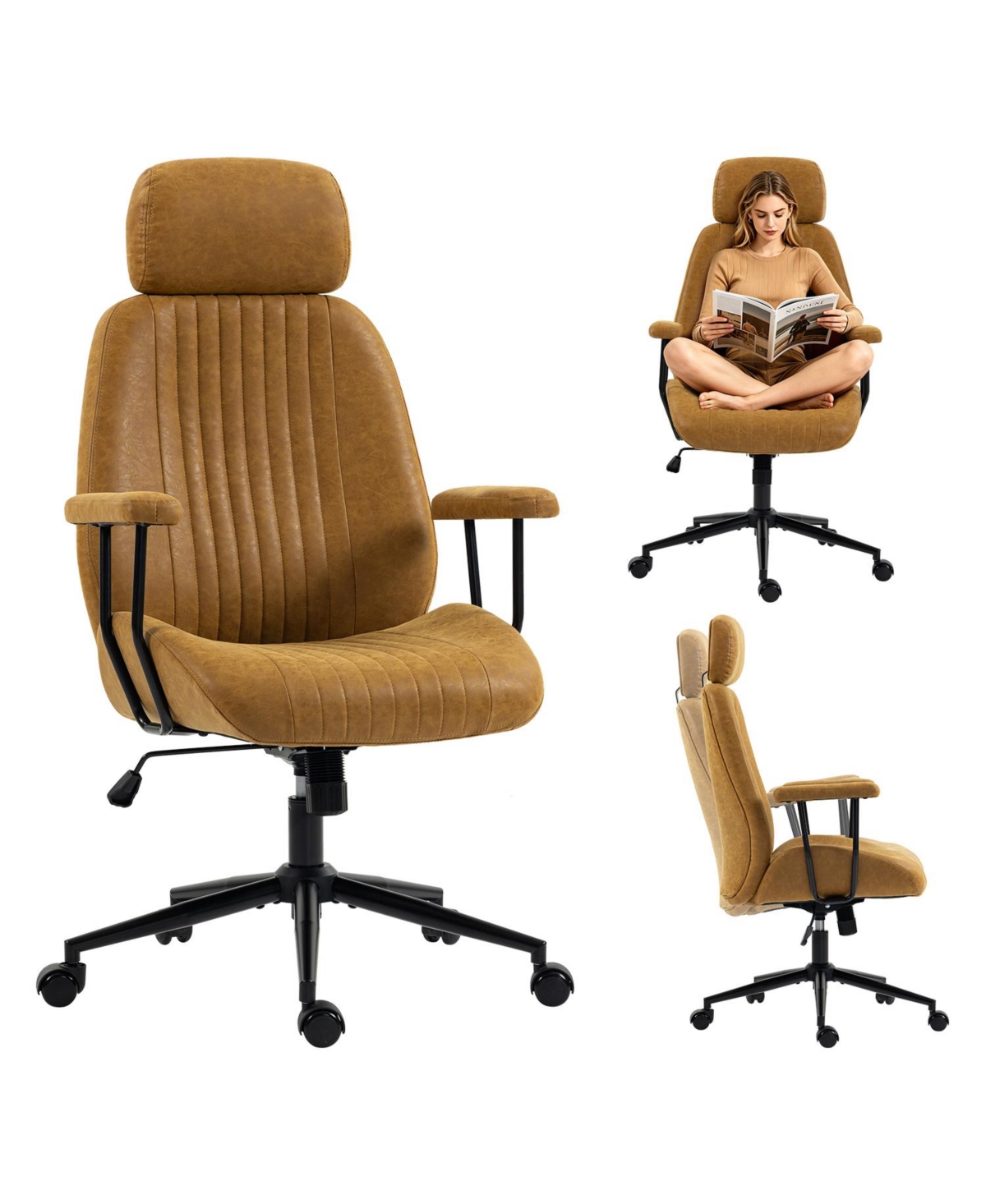 Click here for Dyhome Ergonomic Executive Home Office Chair  High... prices