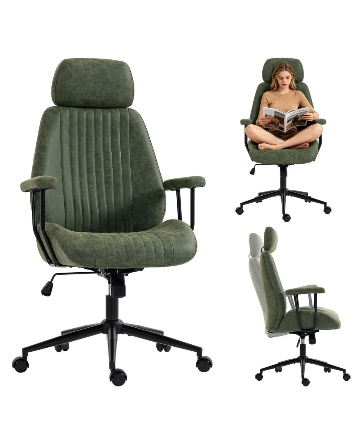 Click here for Dyhome Ergonomic Executive Home Office Chair  High... prices