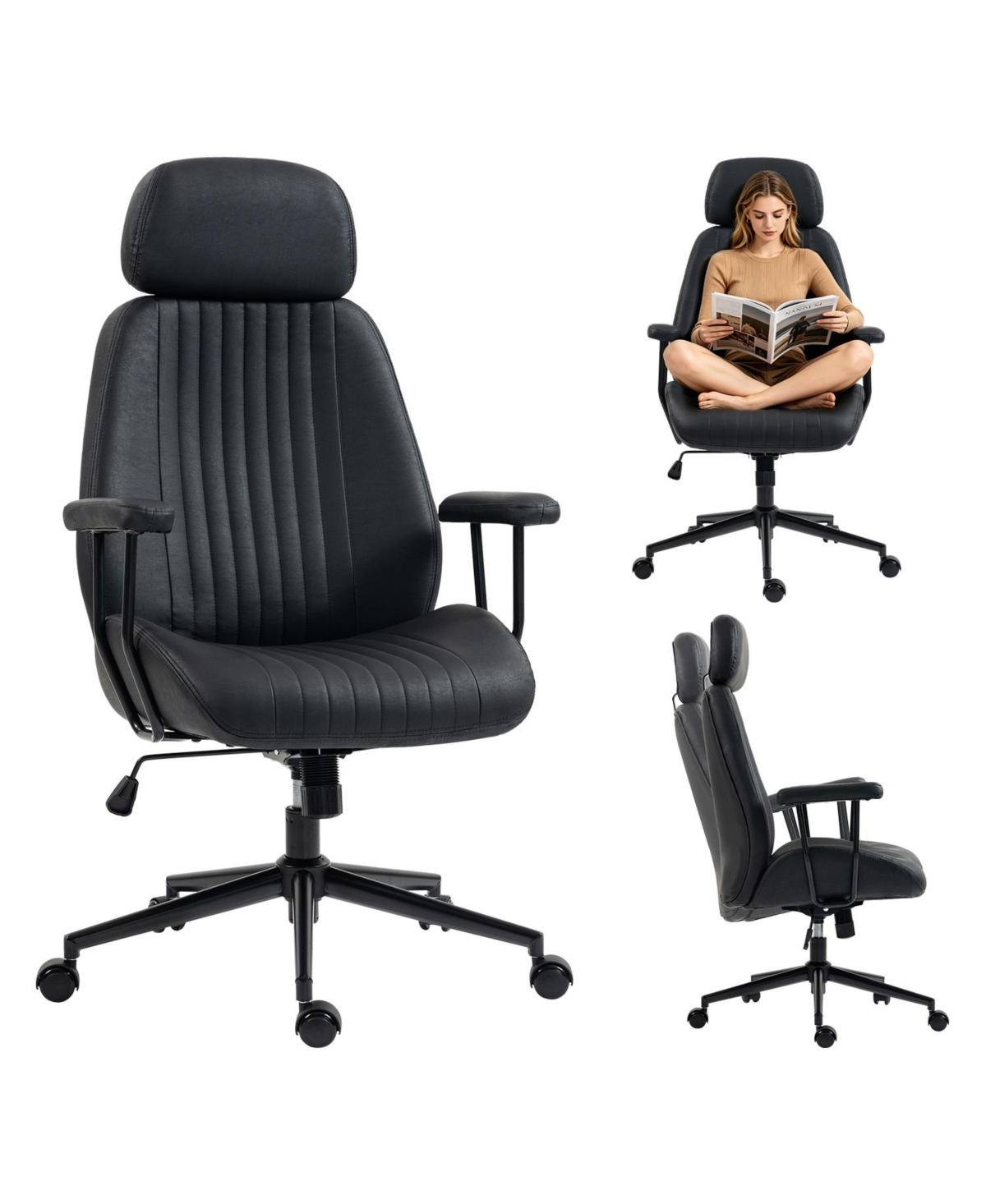 Click here for Dyhome Ergonomic Executive Home Office Chair  High... prices