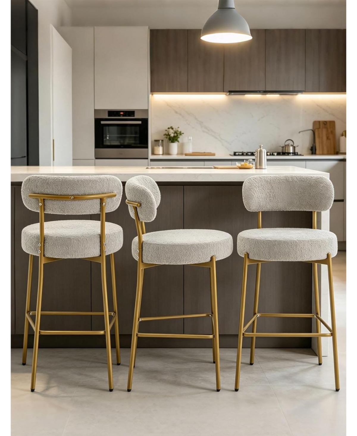 Click here for Dyhome 28 Bar Stools Set of 3  Counter Height Bar... prices