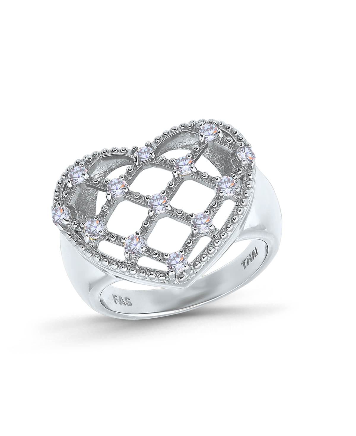 Click here for Macys 14k Gold-Plated Over Brass Round Clear Cubic... prices
