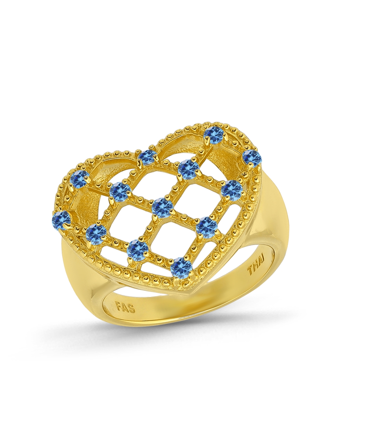 Click here for Macys 14k Gold-Plated Over Brass Round Clear Cubic... prices