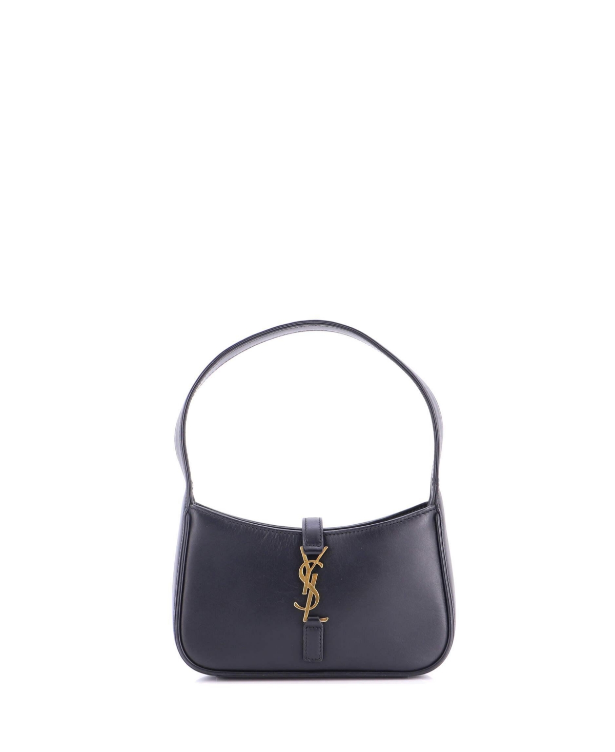 Click here for Pre-Owned Saint Laurent Mini Le 5 a 7 Hobo Leather... prices