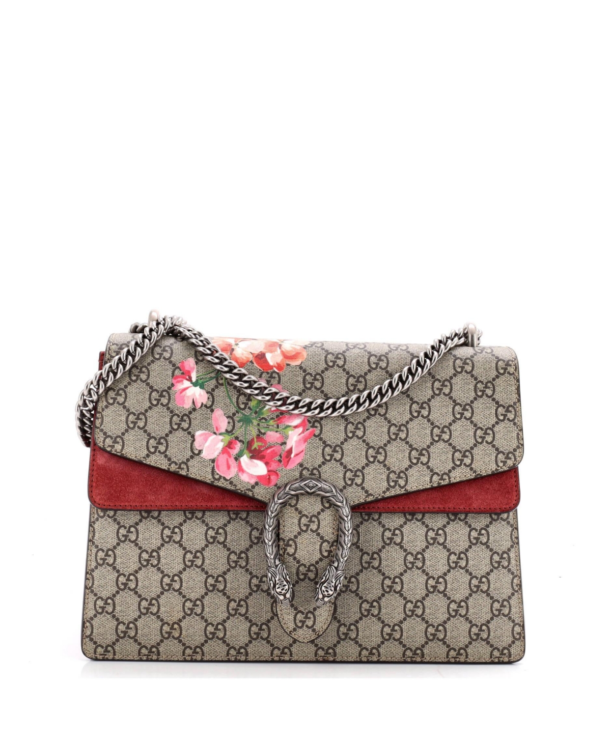 Click here for Pre-Owned Gucci Medium Dionysus Bag Blooms Print G... prices