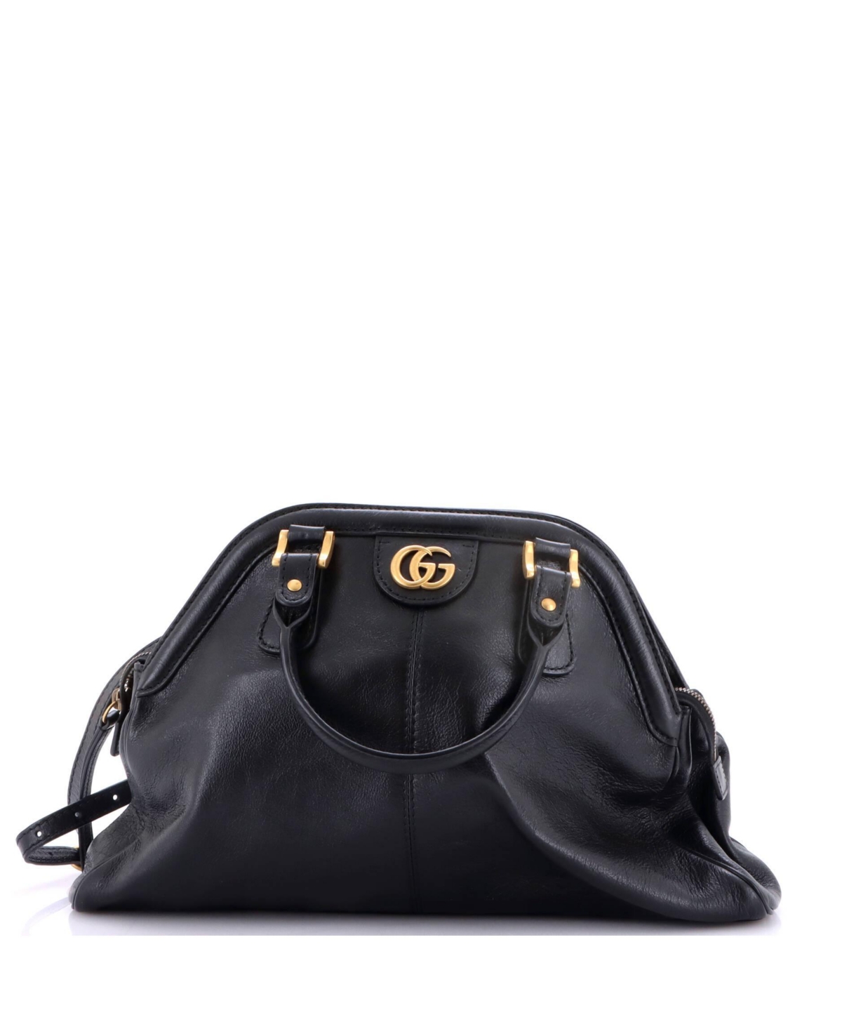 Click here for Pre-Owned Gucci Medium Re(Belle) Top Handle Bag Le... prices