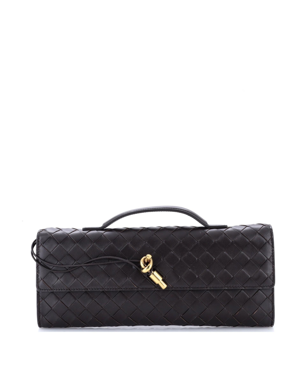 Click here for Pre-Owned Bottega Veneta Long Andiamo Top Handle C... prices