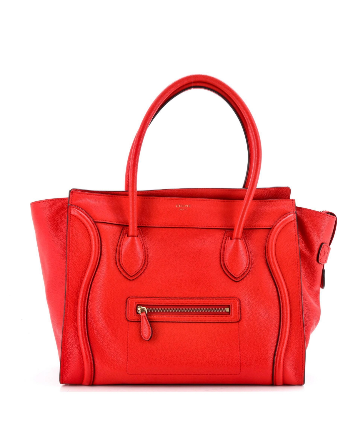 Click here for Pre-Owned Celine Shoulder Luggage Bag Leather - Re... prices