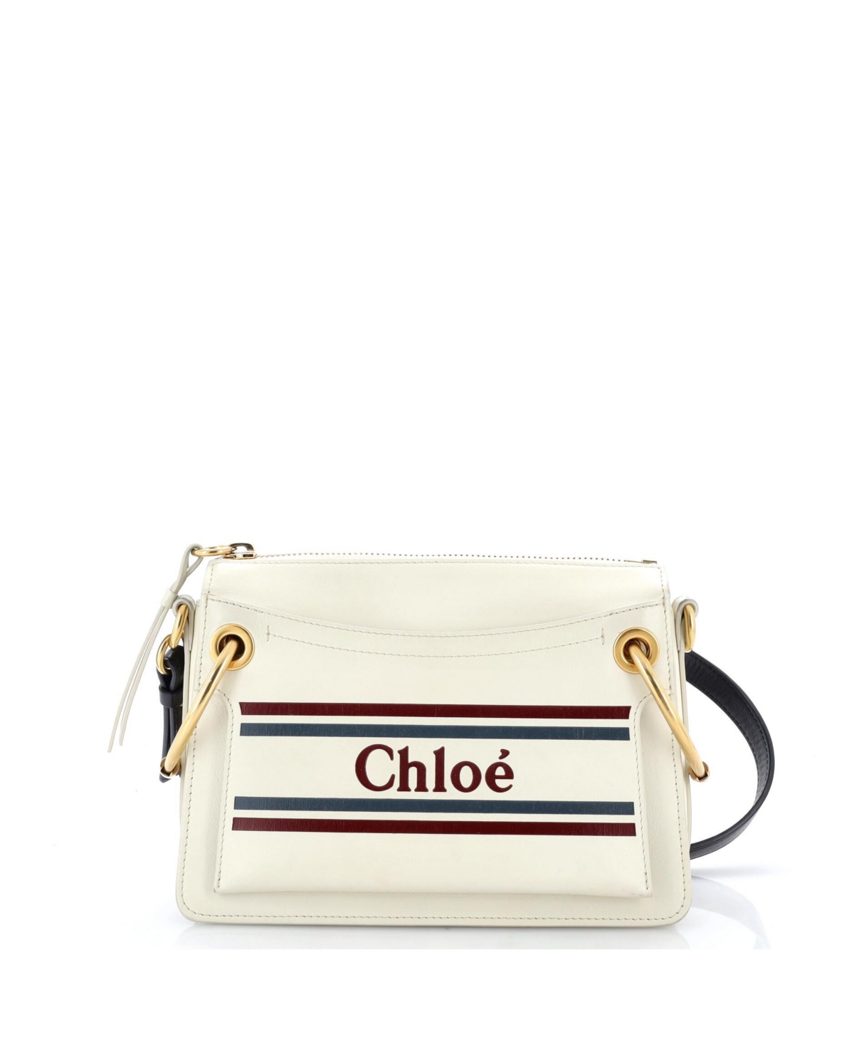 Click here for Pre-Owned Chloe Small Roy Logo Shoulder Bag Printe... prices